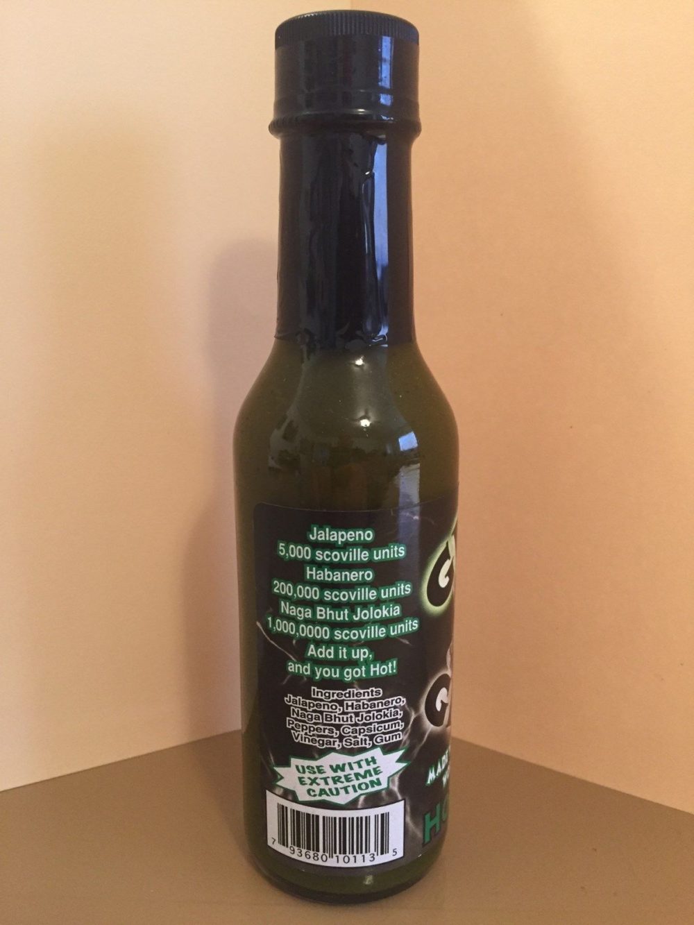 GREEN GHOST NAGA BHUT JOLOKIA HOT SAUCE 5oz – Scorched Lizard Sauces