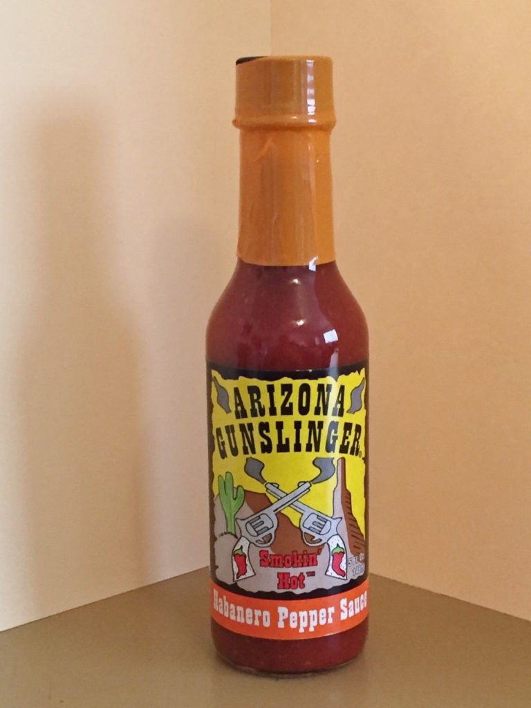 ARIZONA GUNSLINGER HABANERO PEPPER SMOKING HOT SAUCE – Scorched Lizard ...