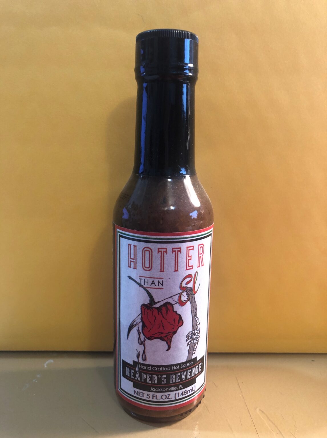 HOTTER THEN EL HAND CRAFTED REAPER SAUCE 5oz – Scorched Lizard Sauces