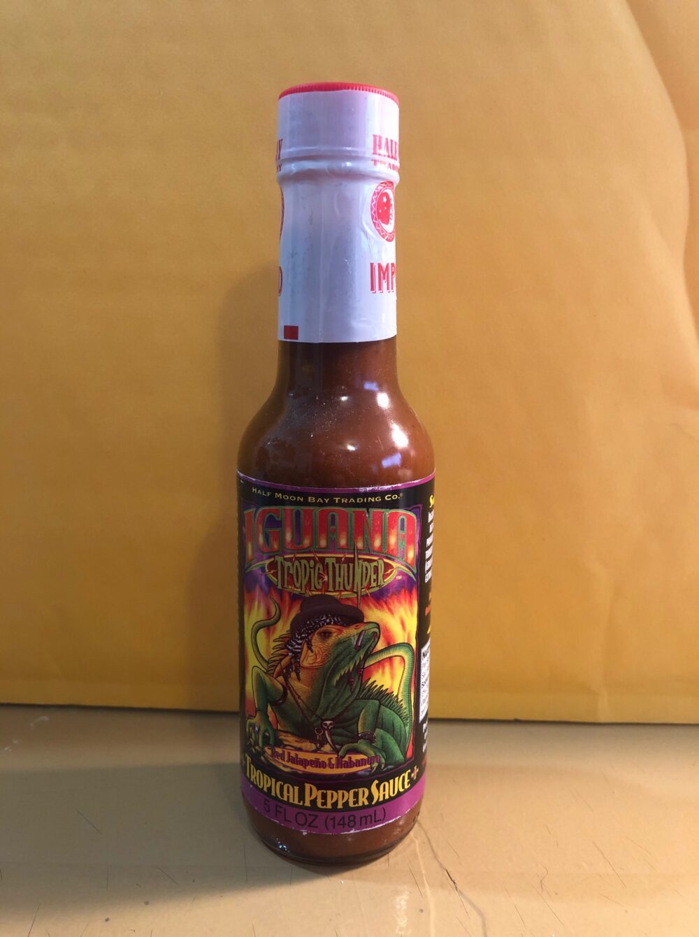 IGUANA BRAND TROPIC THUNDER PEPPER SAUCE 5oz – Scorched Lizard Sauces