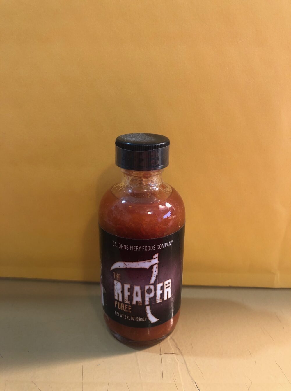CAJOHN’S FIERY FOODS REAPER PUREE HOT SAUCE 2oz – Scorched Lizard Sauces